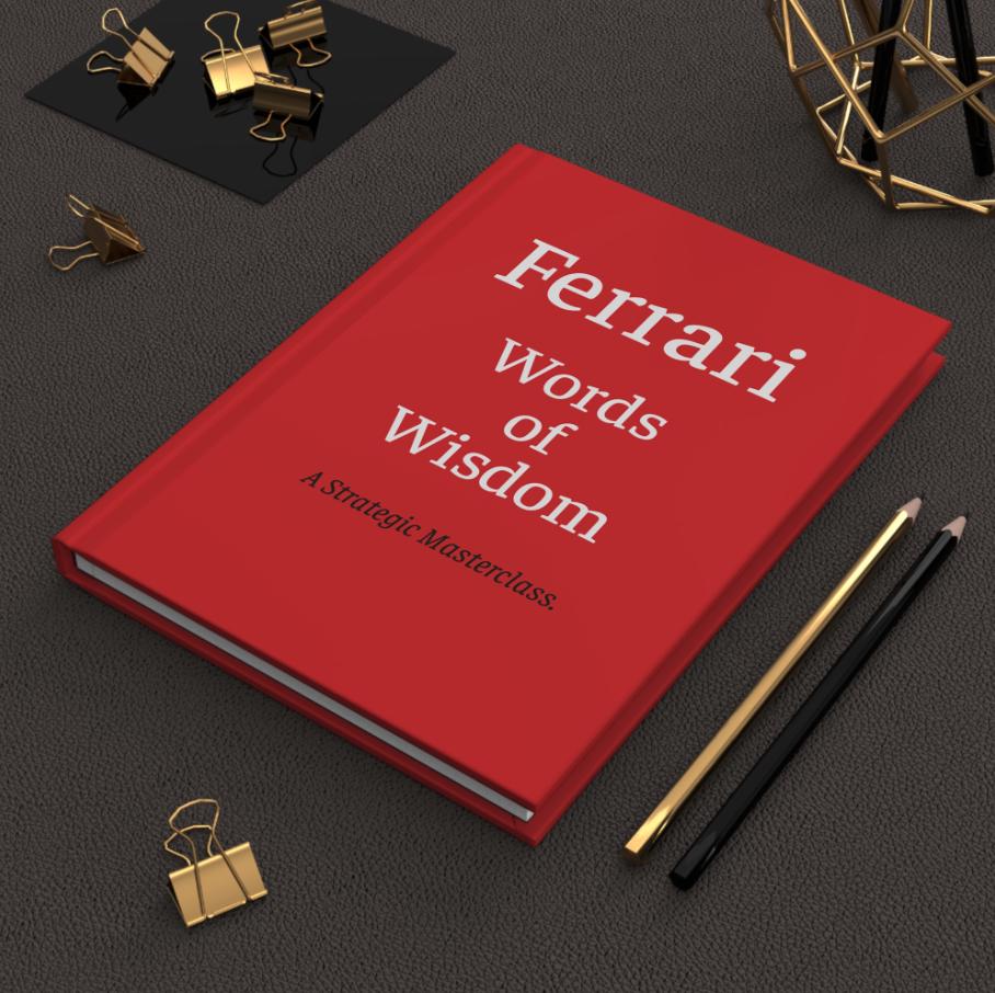 Ferrari Inspired Words of Wisdom Notebook - Etsy