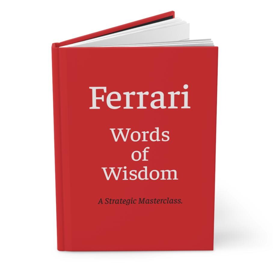 Ferrari Inspired Words of Wisdom Notebook - Etsy