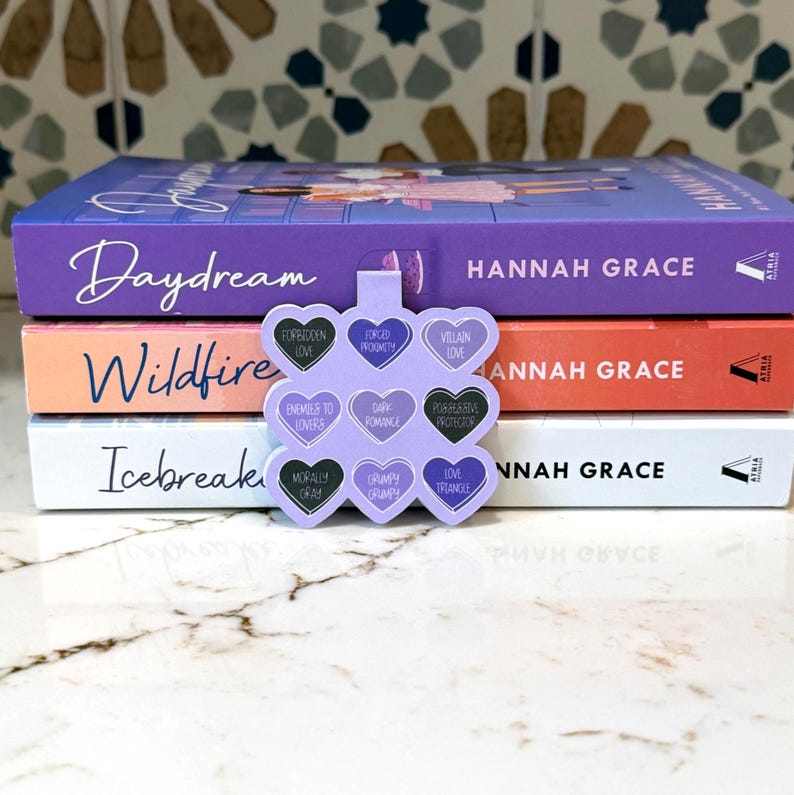 Conversation Hearts Romance Trope Magnetic Bookmarks - Etsy