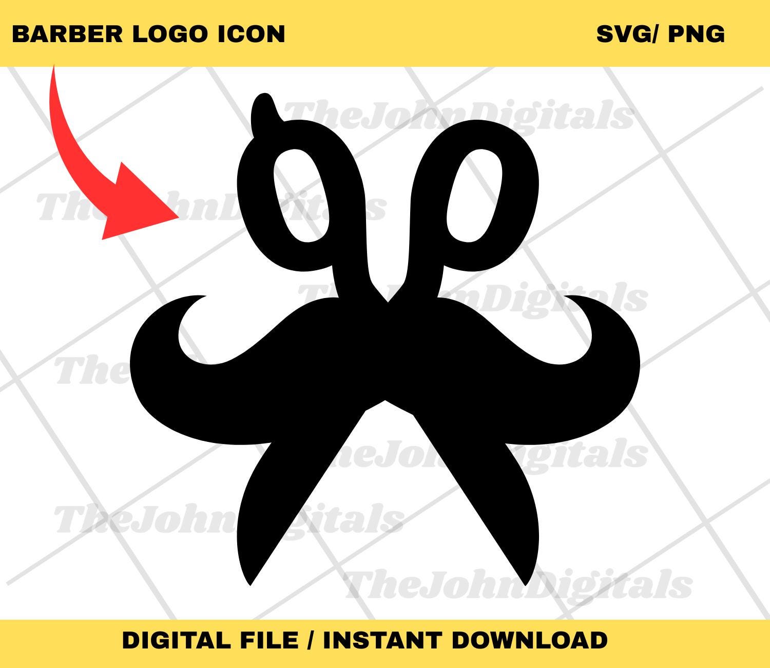 Barber Logo Icon Svg, Barber Svg Png, Barber Sign, Barbershop Vector ...