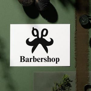 Barber Logo Icon Svg, Barber Svg Png, Barber Sign, Barbershop Vector ...