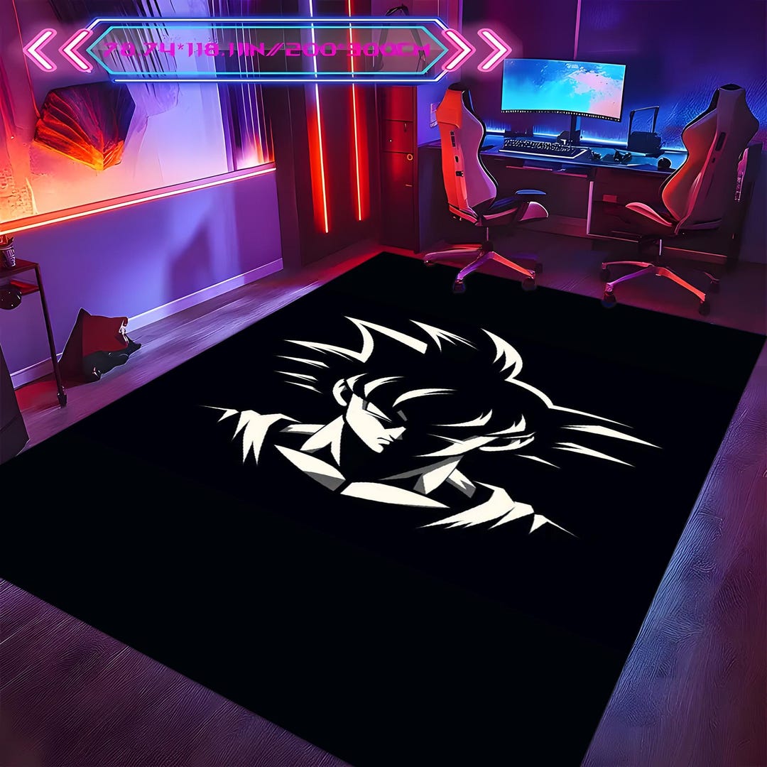 Anime Rug, Anime Carpet, Anime Art Rug, Anime Area Rug, Japanese Rug ...