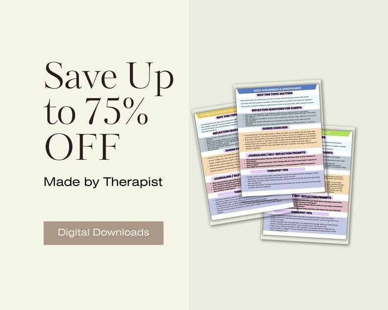 Somatic Therapy Questions Workbook | Nervous System Regulation, Body ...