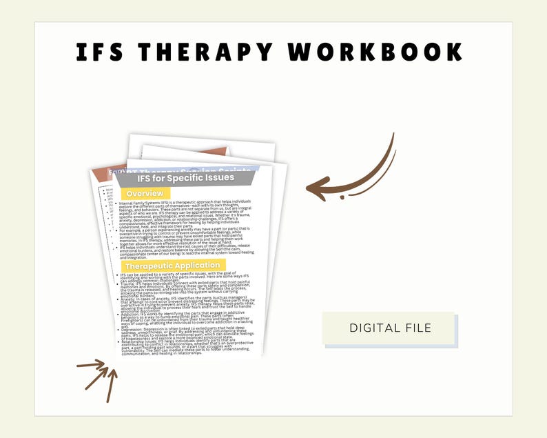 IFS Therapy Workbook: Internal Family Systems, Parts Work (PDF) - Etsy