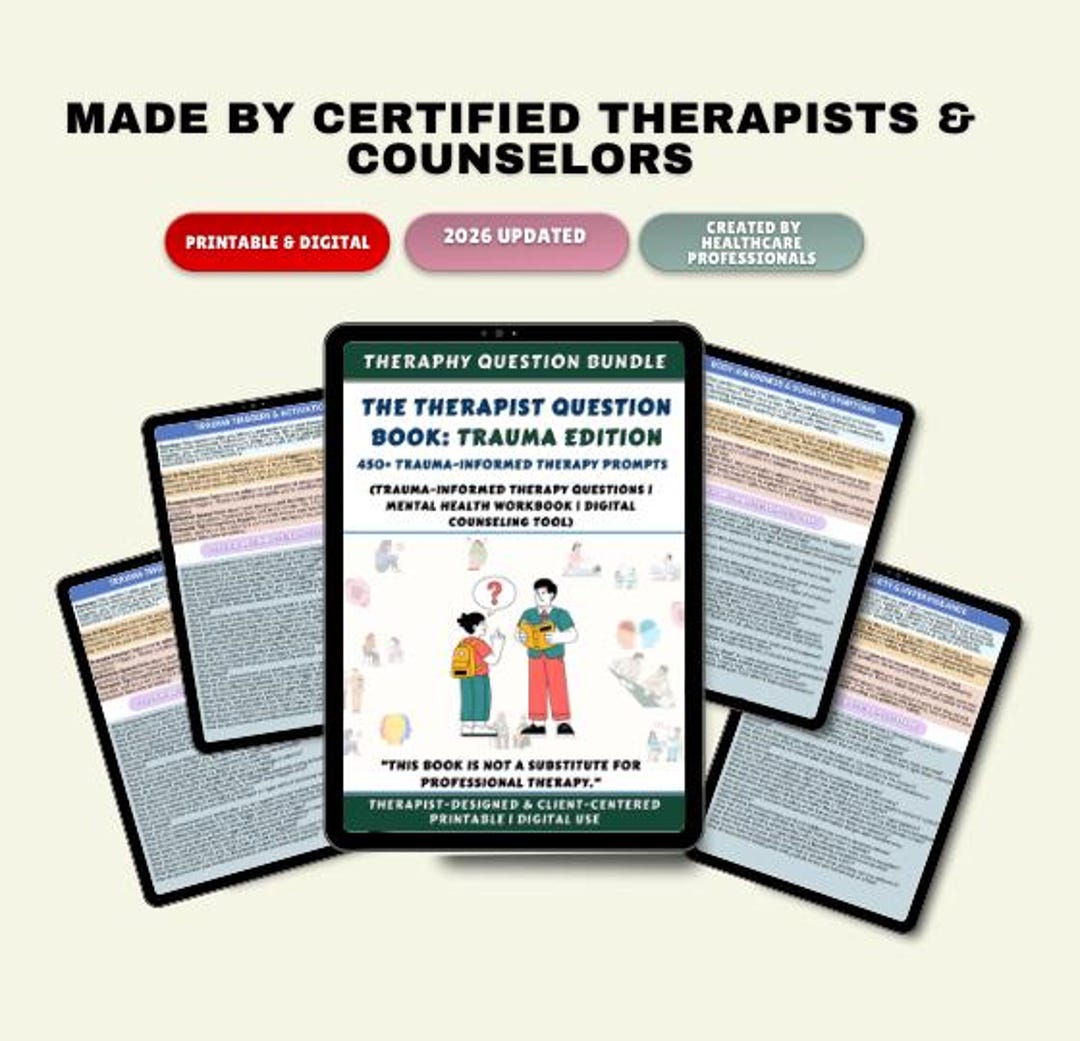 The Therapist Question Book: Trauma Edition – Trauma-informed Healing ...