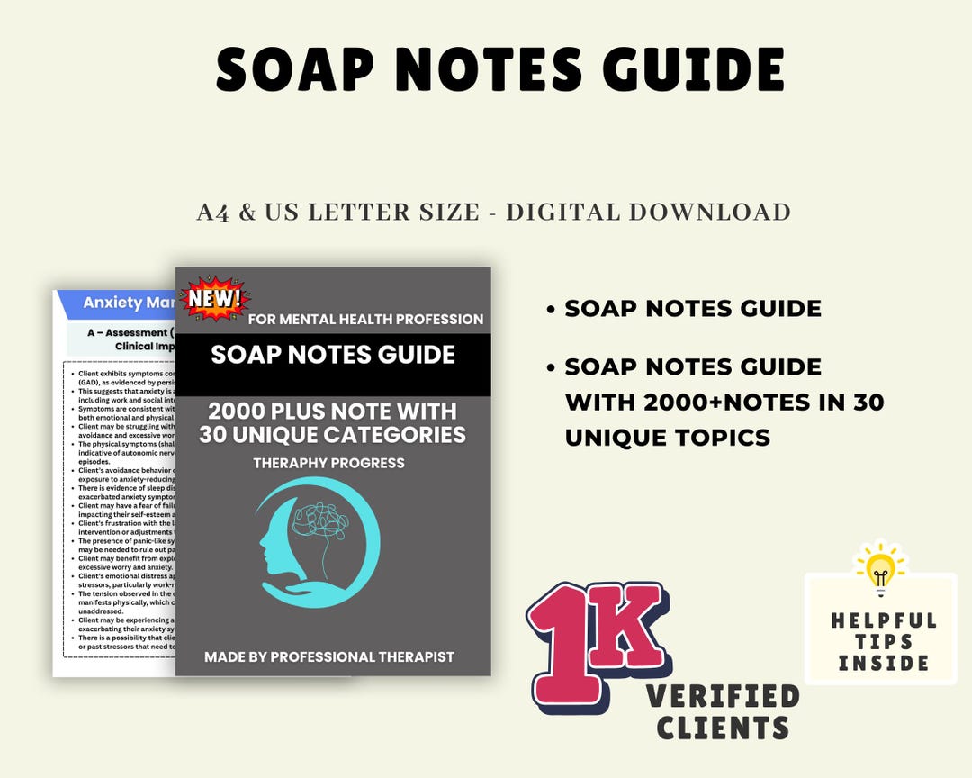 SOAP Notes Guide & Templates | Clinical Documentation Training + Sample ...