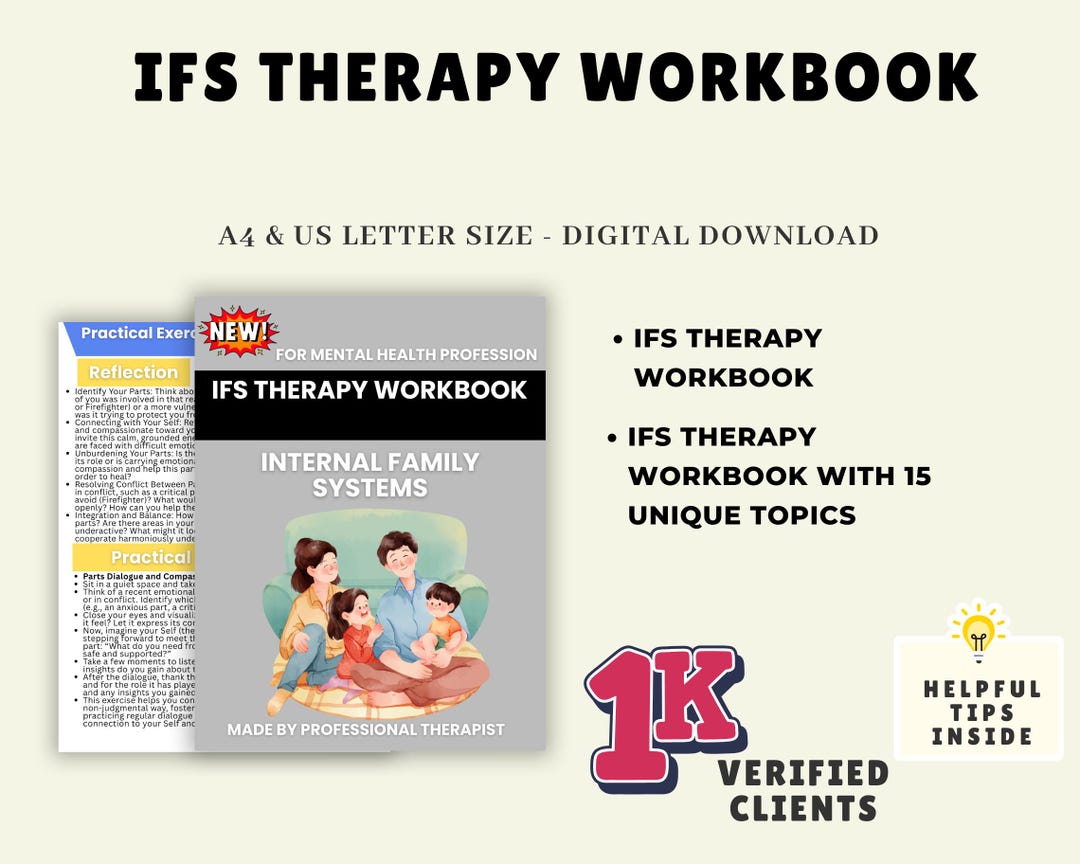 IFS Workbook: Internal Family Systems, Parts Mapping (PDF) - Etsy