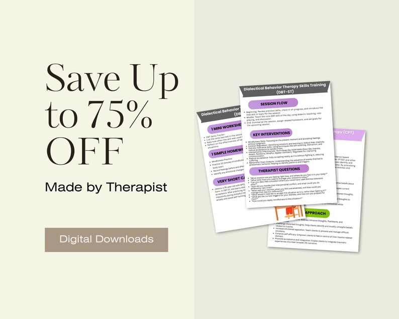 Therapy Interventions Cheat Sheet Bundle | Mental Health Therapy Notes ...