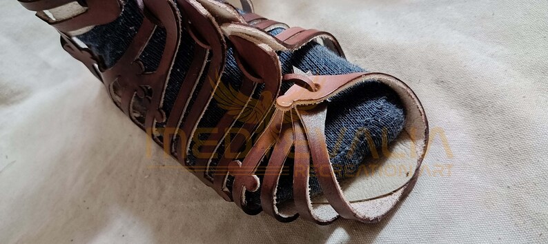 Handmade Roman Caligae: Leather Military Sandals With Hobnails - Etsy