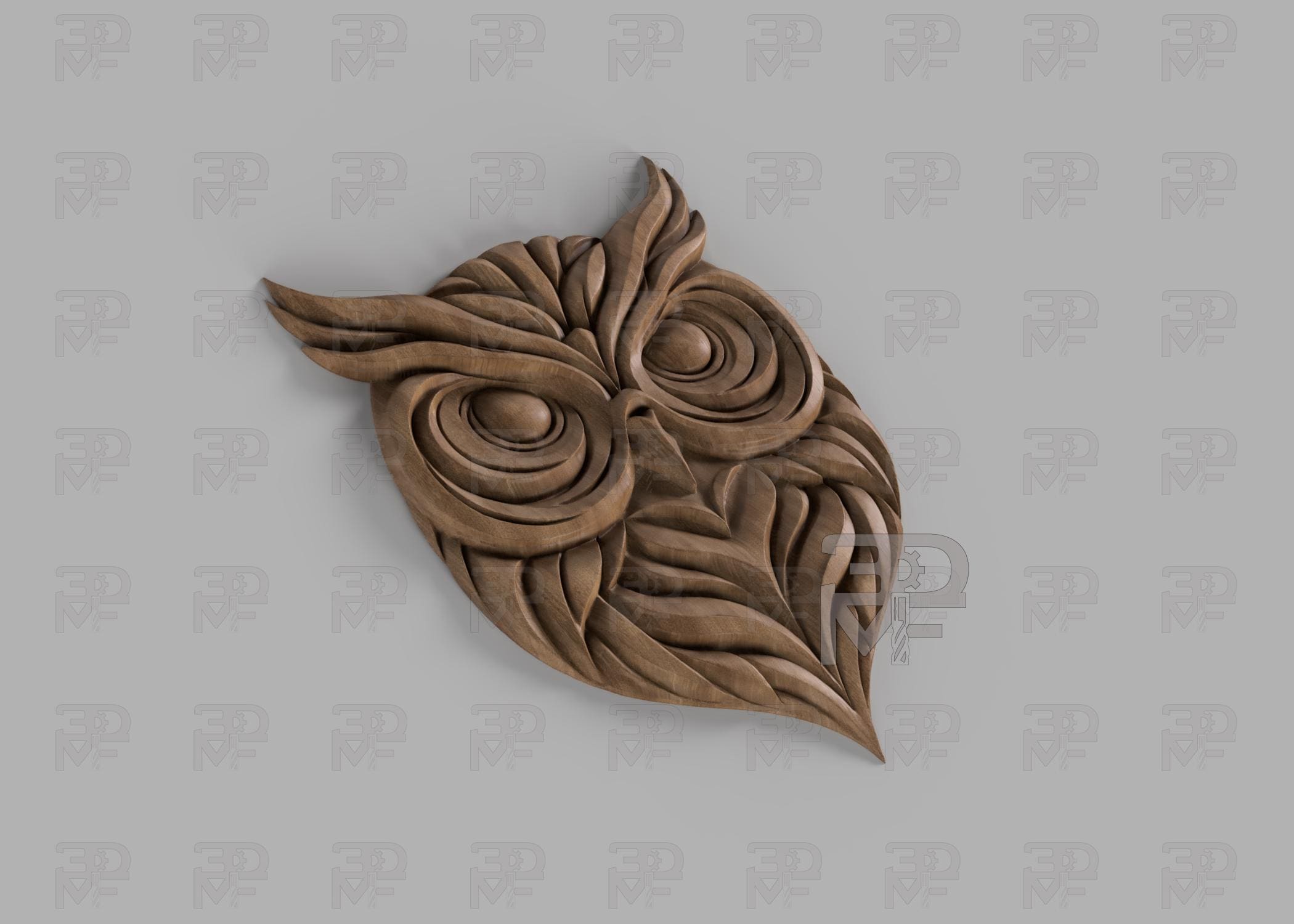 CNC Router Carving STL File of and Owl - Highly Detailed and Scalable ...