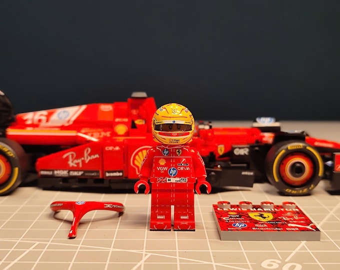 Custom Lewis Hamilton Minifigure - F1 Driver Character - Etsy