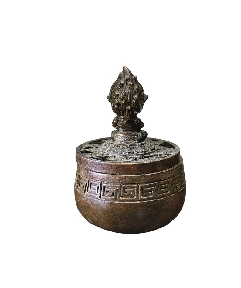 Buddha Incense Burner - Mini Bronze Censer, Zen, Yoga, Aromatherapy ...