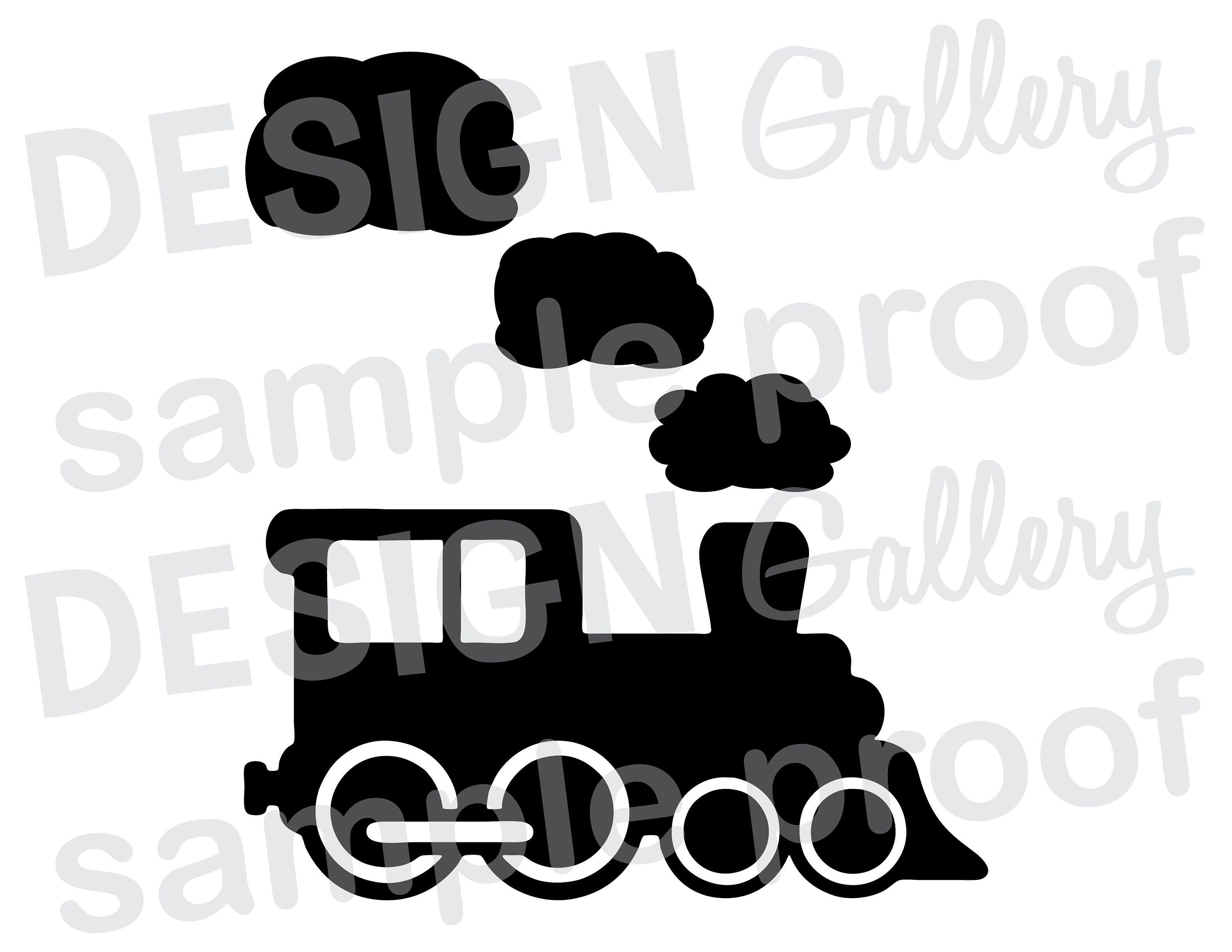 Tren jpg png & SVG DXF cut file Printable Digital choo - Etsy México