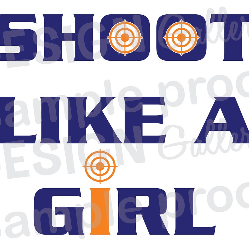 Shoot Like a Girl - Etsy