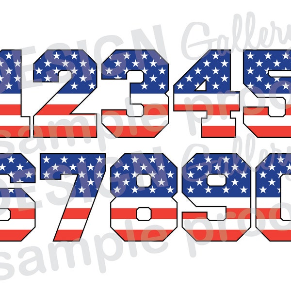 Patriotic Letters - Etsy