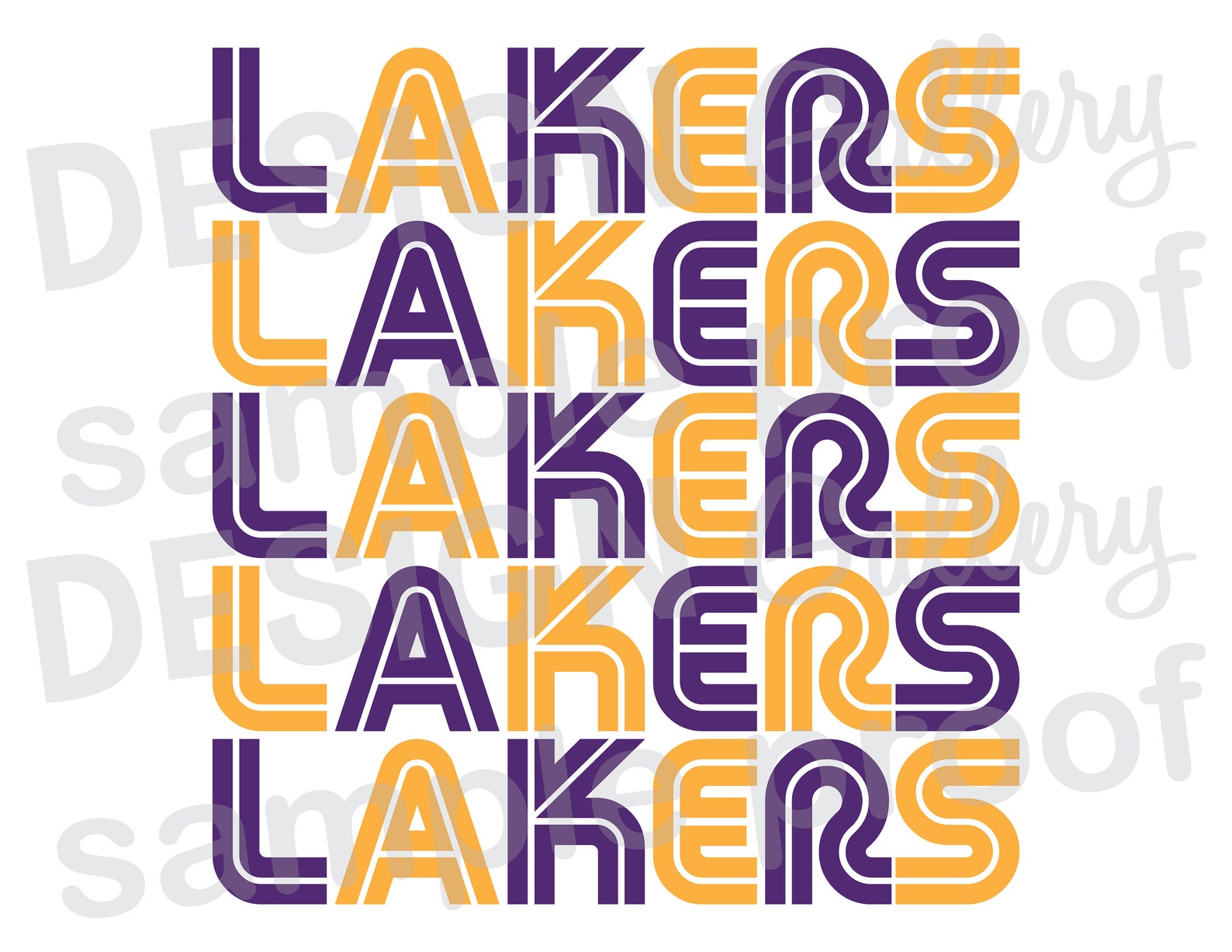 Lakers JPG Png & SVG DXF Cut File Printable Digital | Etsy