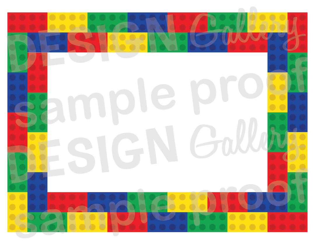 Brick Frame Sign Name Tag JPG, Png & SVG, DXF Cut File, Printable ...