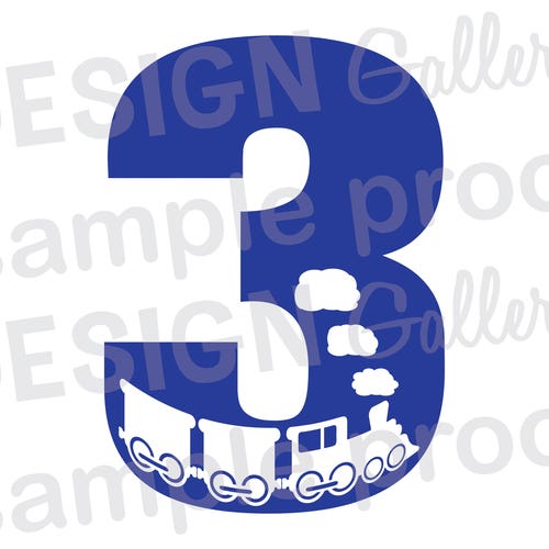 3 Train JPG Png & SVG DXF Cut File Printable Digital | Etsy
