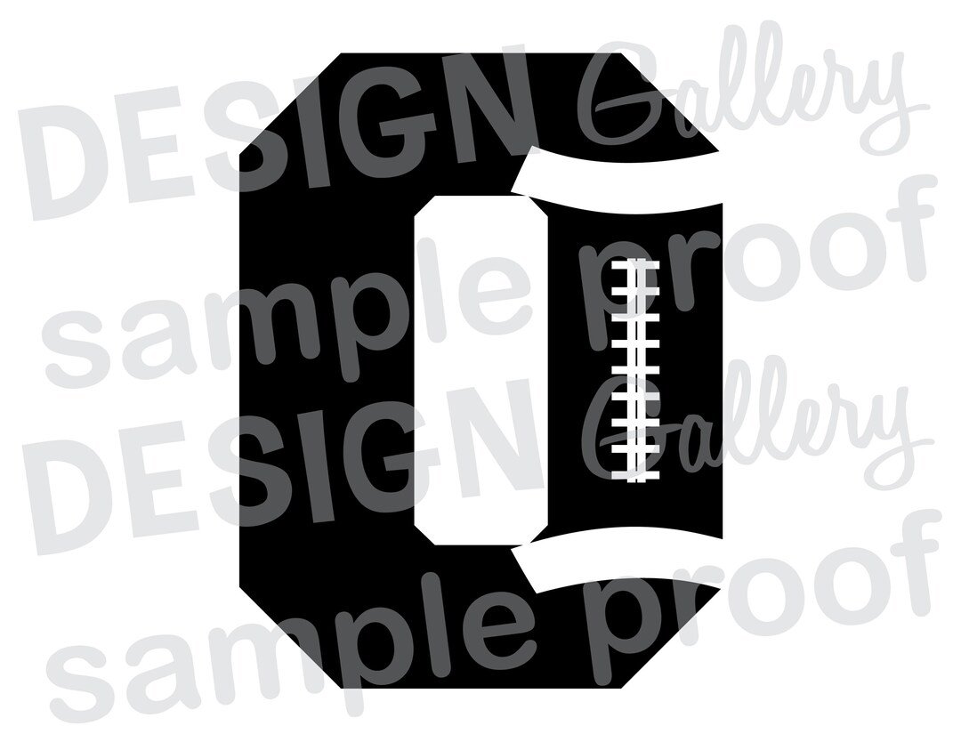 Football Number 0 Zero - DIY Instant Download - JPG, Png Image & SVG ...