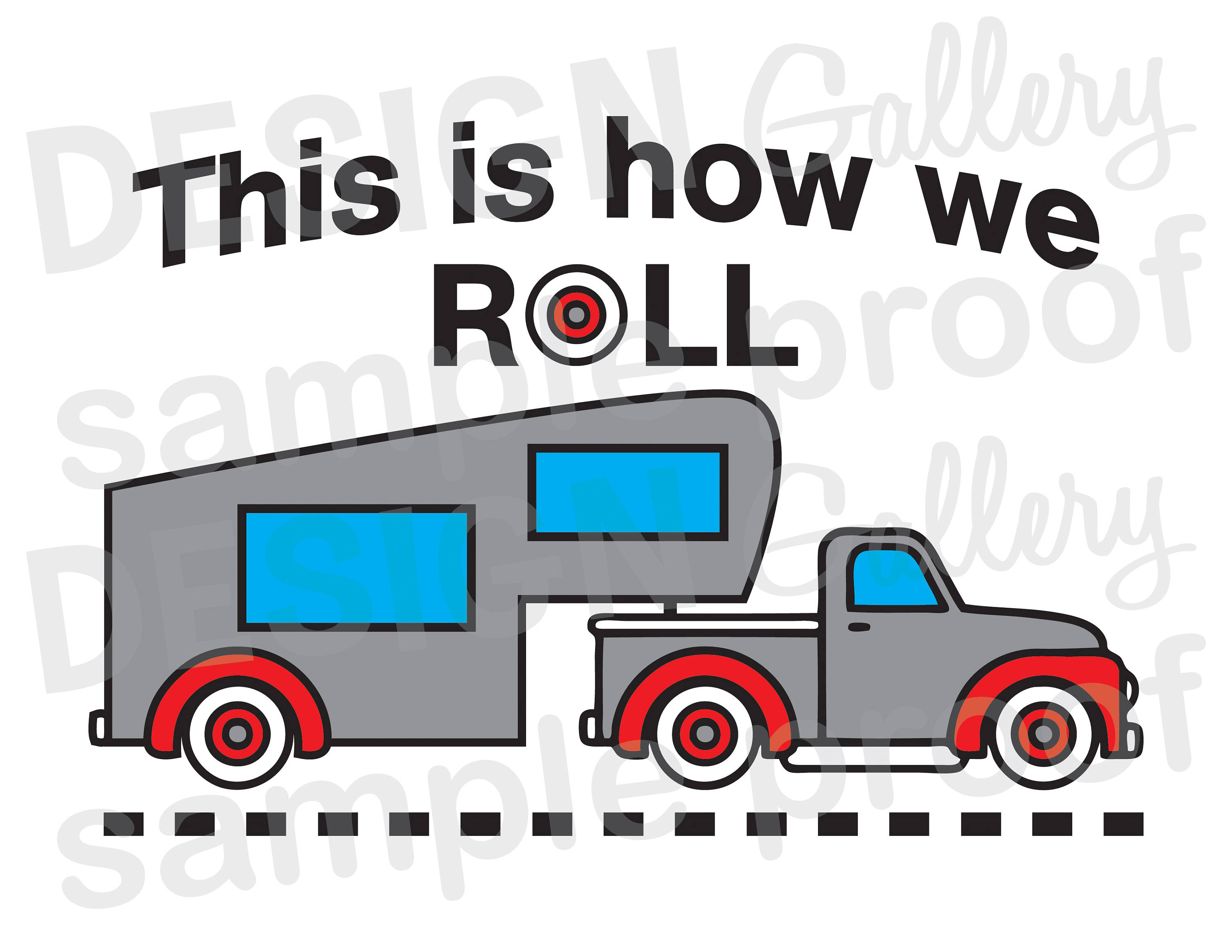This is how we ROLL DIY Instant Download jpg png image | Etsy