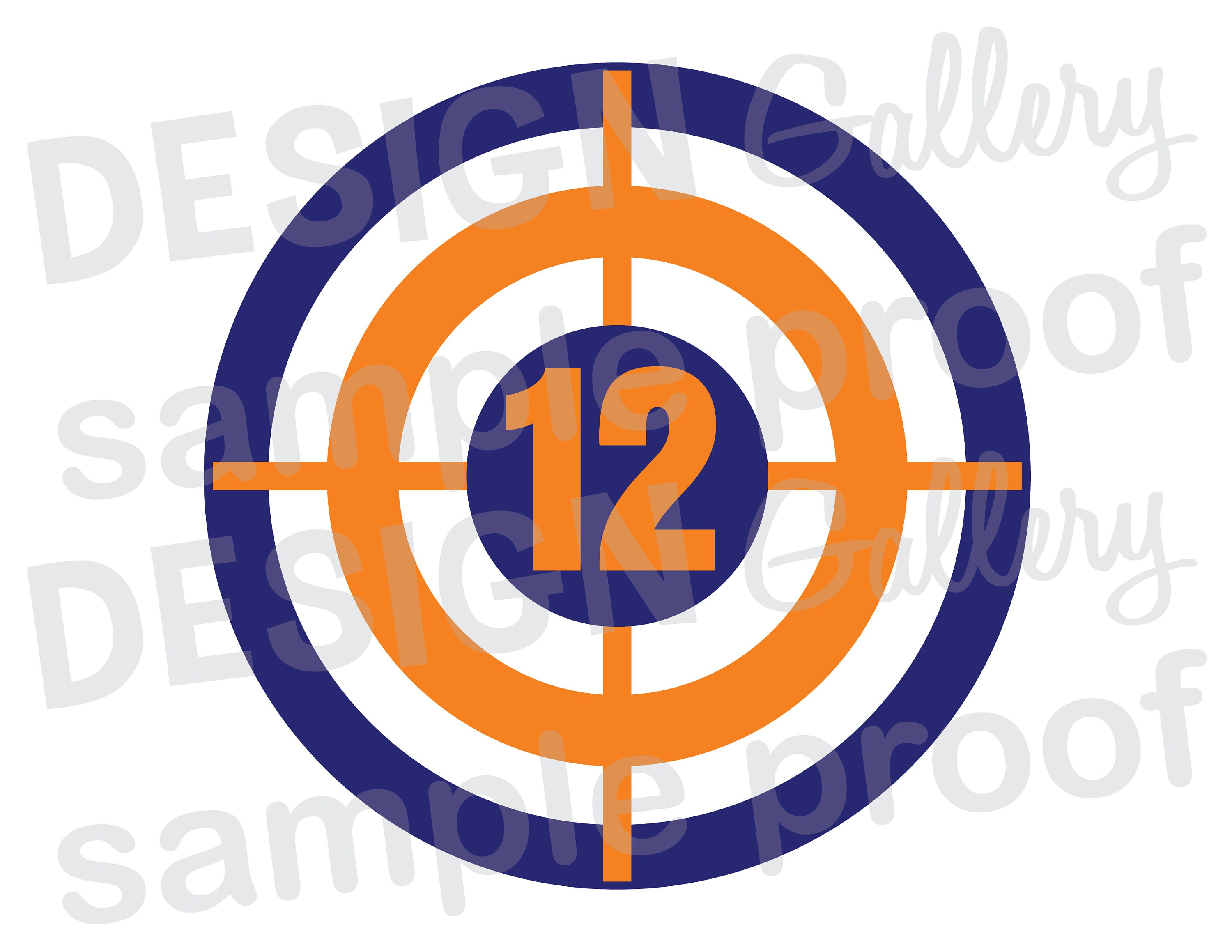 Target 12 JPG Png & SVG DXF Cut File Printable Digital - Etsy