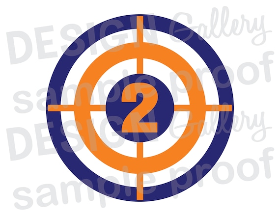 Target 2 JPG Png & SVG DXF Cut File Printable Digital | Etsy