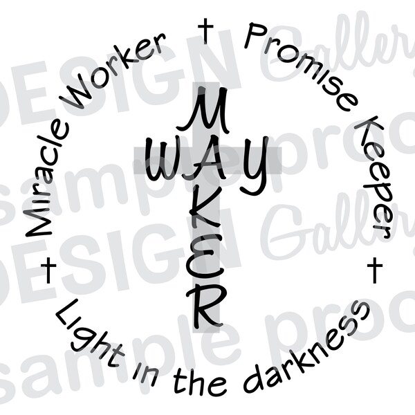 Way Maker Svg - Etsy