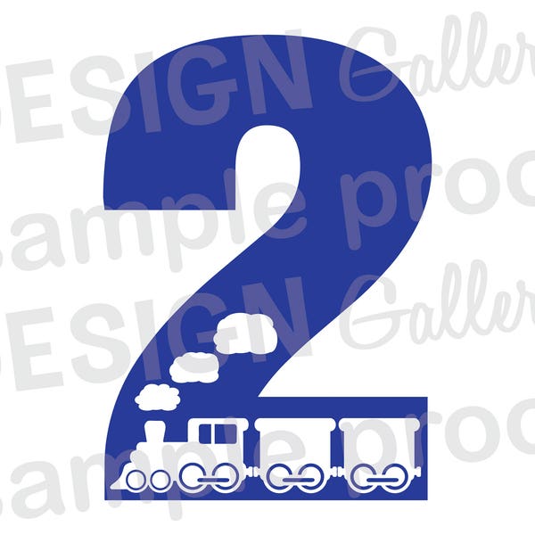 Birthday Train Svg - Etsy