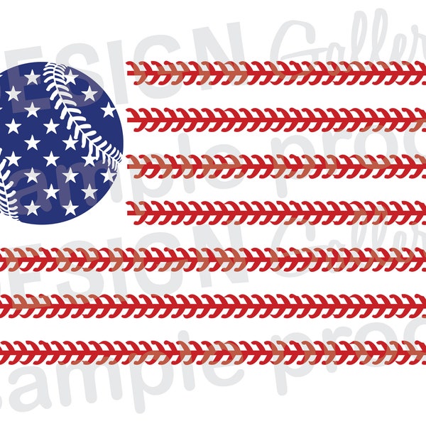 Baseball Flag Svg - Etsy