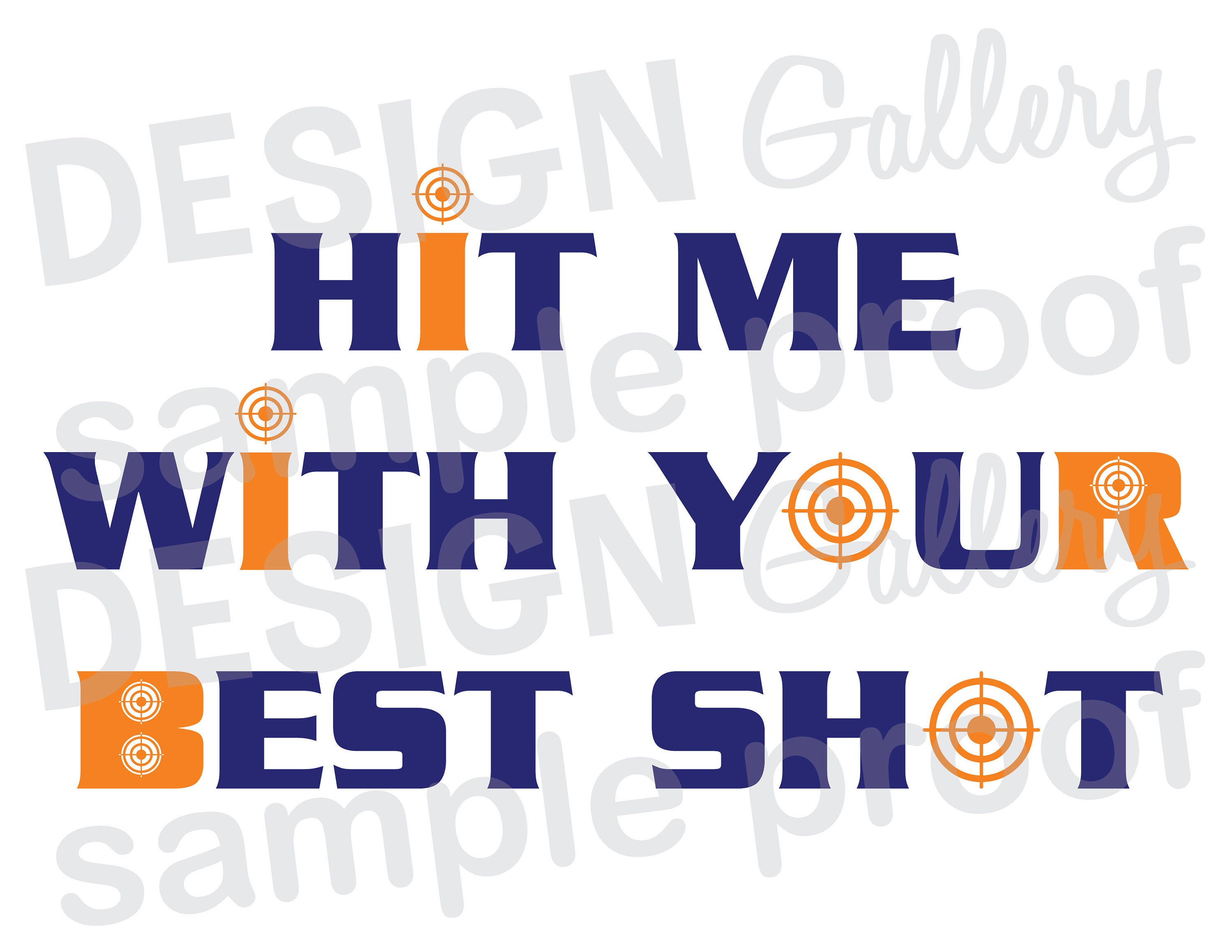 Hit Me With Your Best Shot JPG Png & SVG DXF Cut File | Etsy