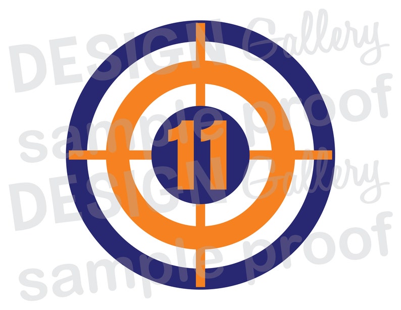 Target 11 JPG Png & SVG DXF Cut File Printable Digital - Etsy