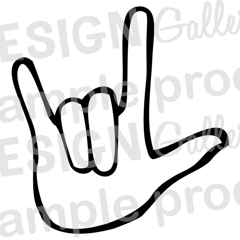 Love Sign Language - Etsy