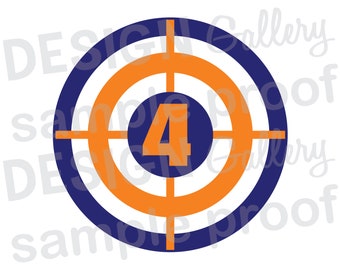 Number 4 JPG Png & SVG DXF Cut File Printable Digital | Etsy