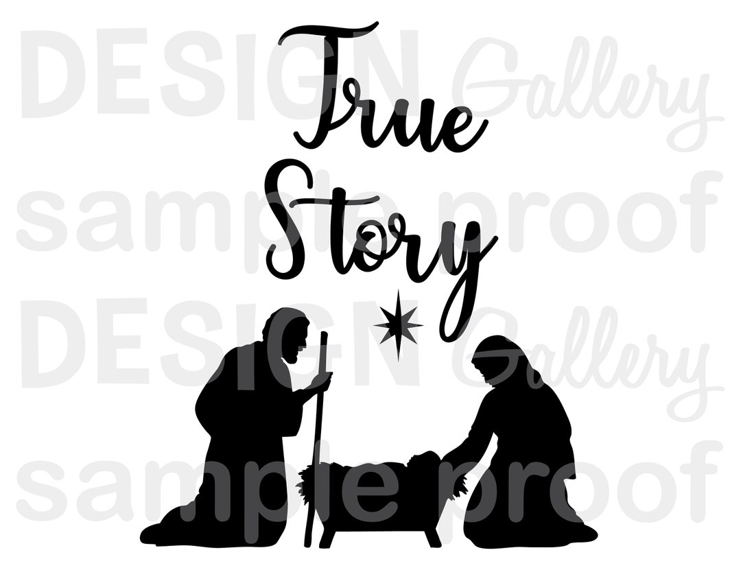 True Story Svg Dxf Cut & Jpg Png Image Files Christmas - Etsy