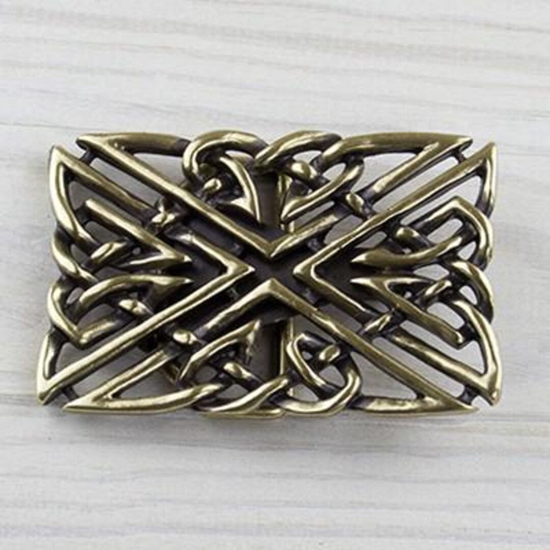 Irish Celtic Cross and Knot Belt Buckle , Rectangle Belt Buckle, Celtic ...