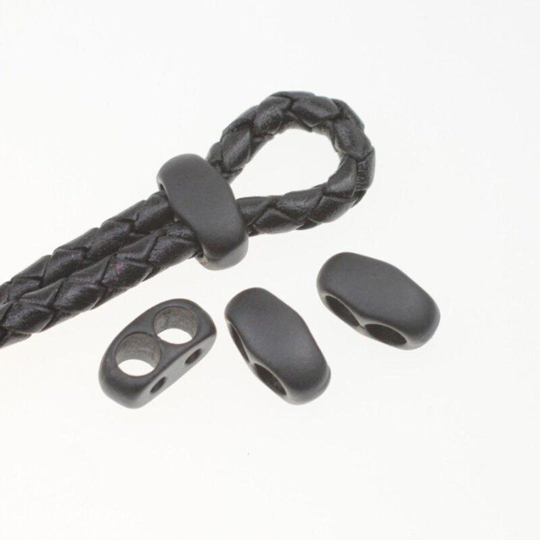 Adjustable Cord Slide Clasp, Double Hole Beads, Bracelet Beads, Matte ...