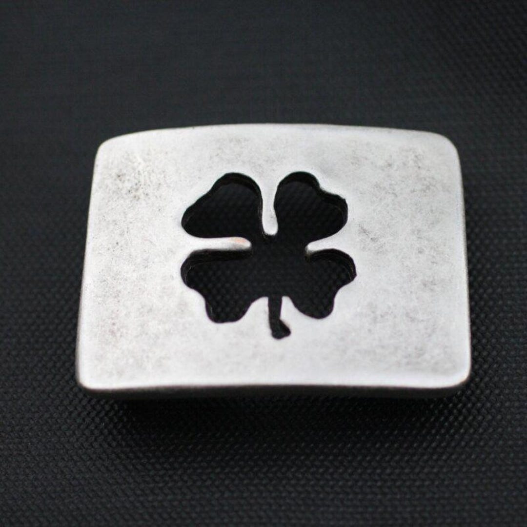 Four-leaf Clover Belt Buckle, Boho Belt Buckle, Minimalist Belt Buckle ...