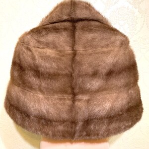 Cold Storage Mink Light Golden BROWN MINK STOLE Fur Stole Size 10 Size ...