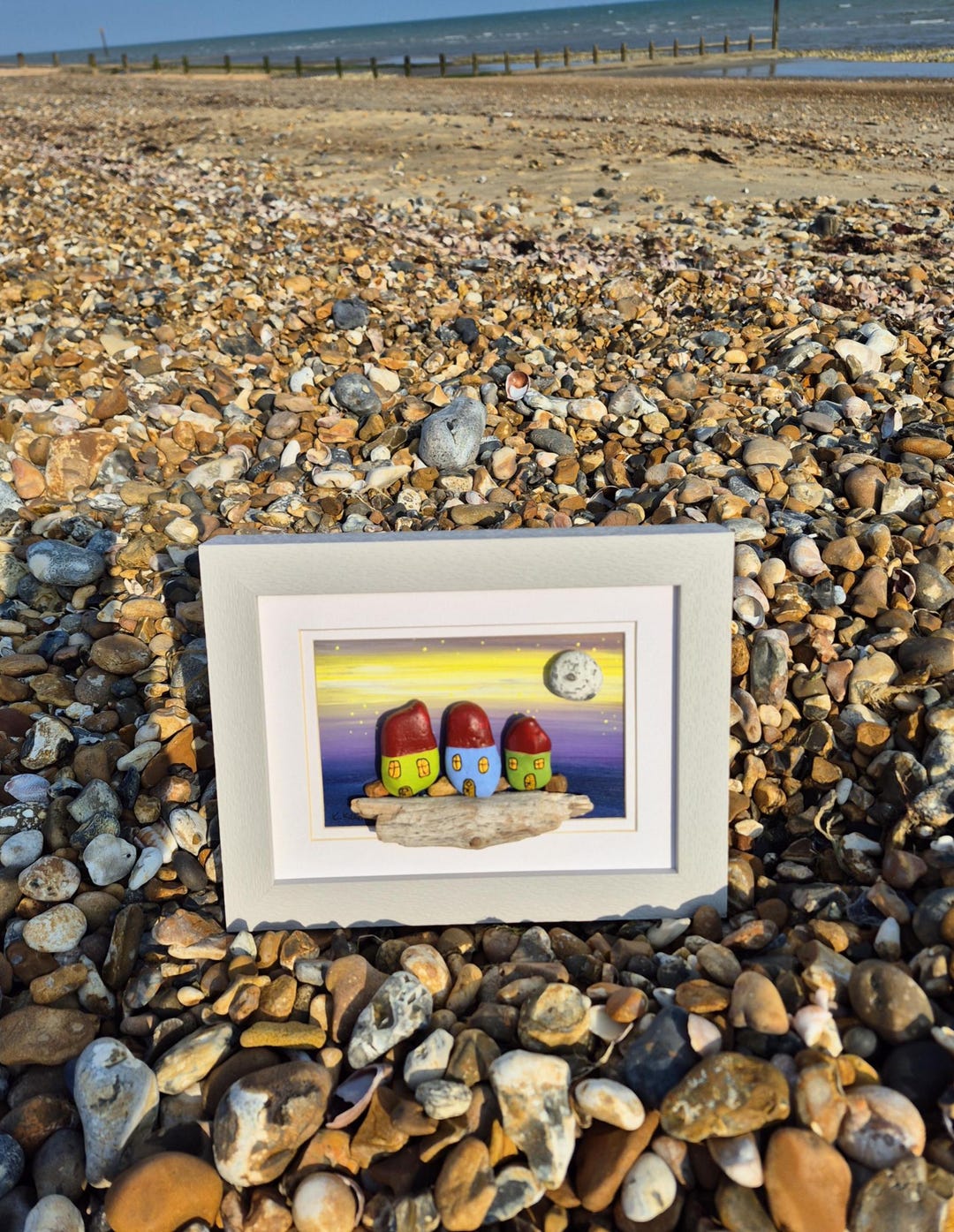 Pebble Art, Pebble Pictures, Sea Scape, Unique Gift Ideas, Gift Ideas ...