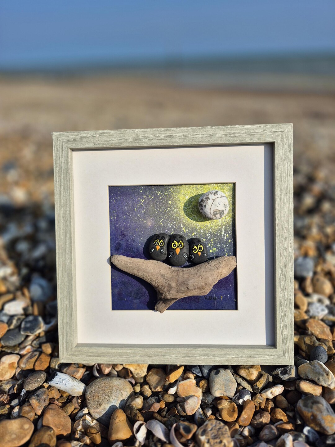 Pebble Art, Pebble Pictures, Sea Scape, Unique Gift Ideas, Gift Ideas ...