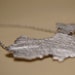 China Map Necklace, China Necklace, Silver Map Pendant, Custom Pendant ...