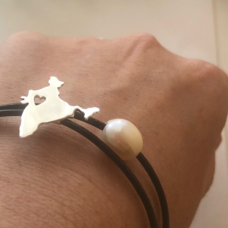 India Map Bracelet Silver India Bracelet Map India charm in | Etsy