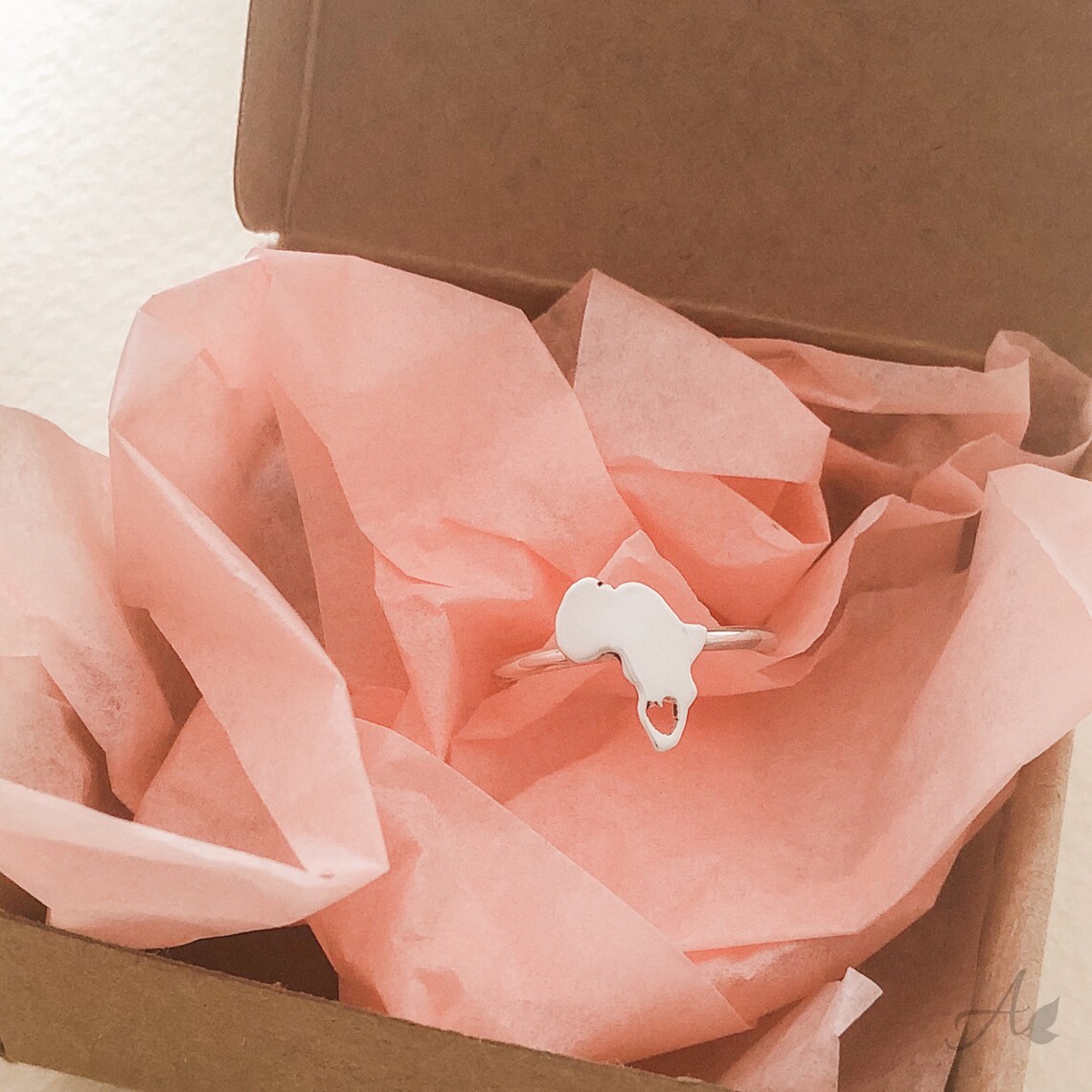 Africa Ring Map African Jewelry Africa Map Ring - Etsy