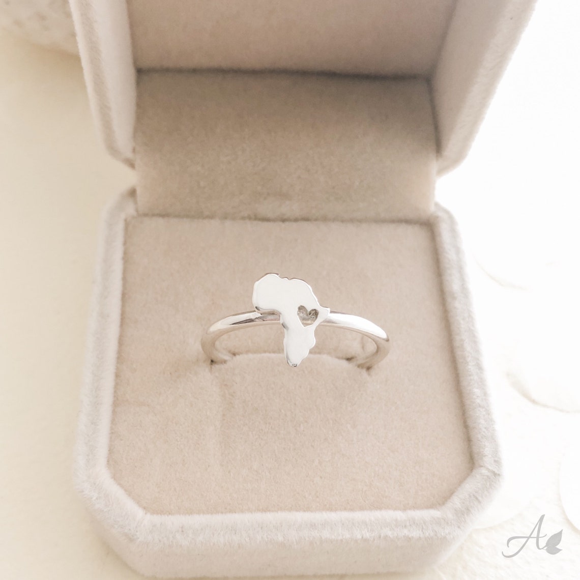 Africa Ring Map African Jewelry Africa Map Ring - Etsy