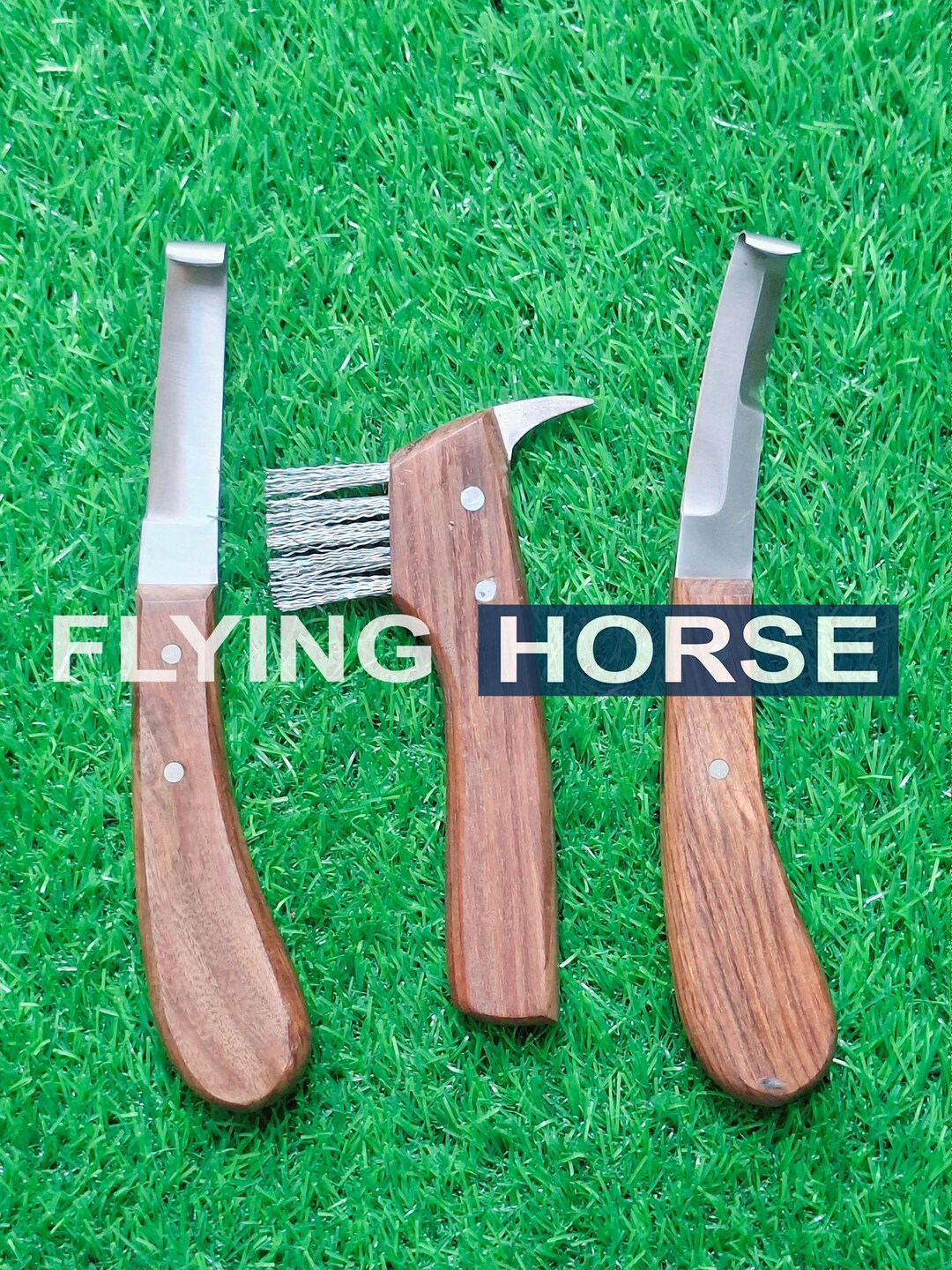 3pcs Set (hoof Knives + Wire Brush Set) – Handcrafted for Trimming ...