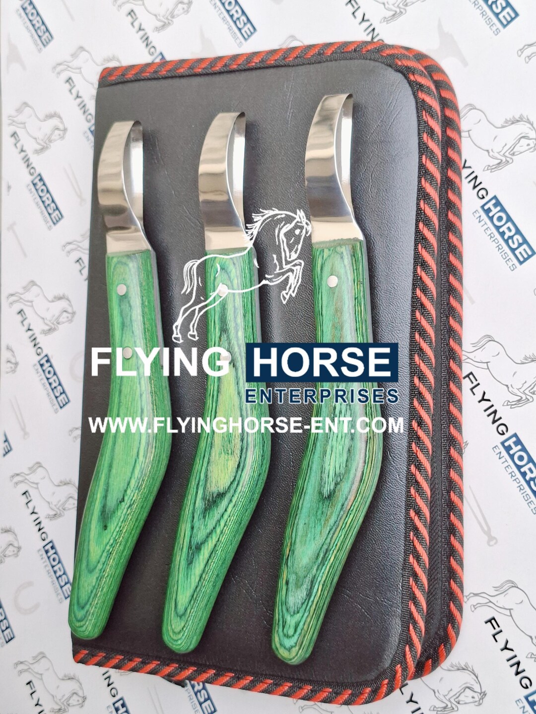 Horse Hoof Loop Knife Set – Farrier Tools With Case - Etsy