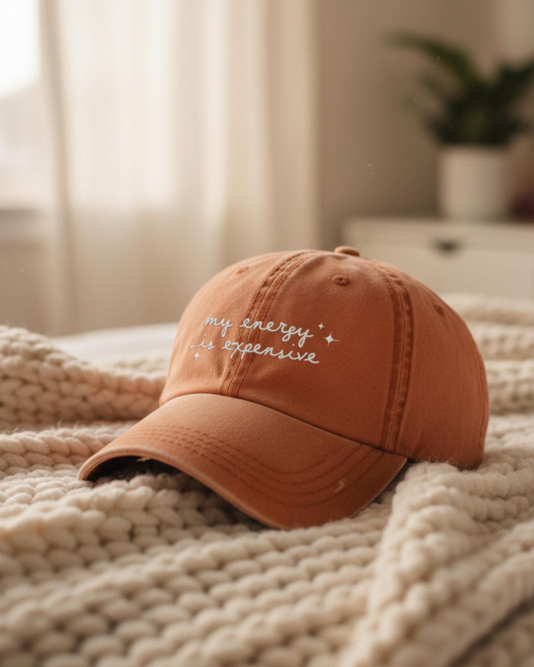 Embroidered Hat ''my Energy is Expensive'' Baseball Cap, Showgirl Hat ...
