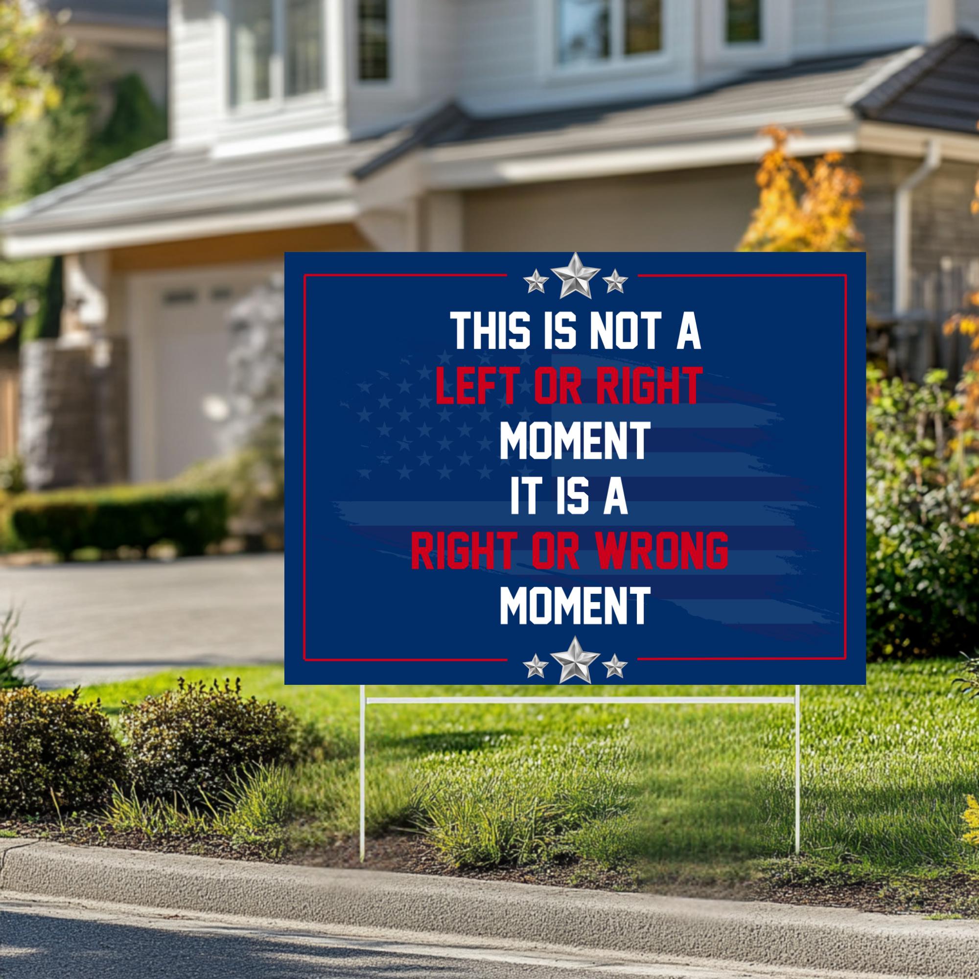 Political Protest Yard Sign: Social Justice, Human Rights Weatherproof ...