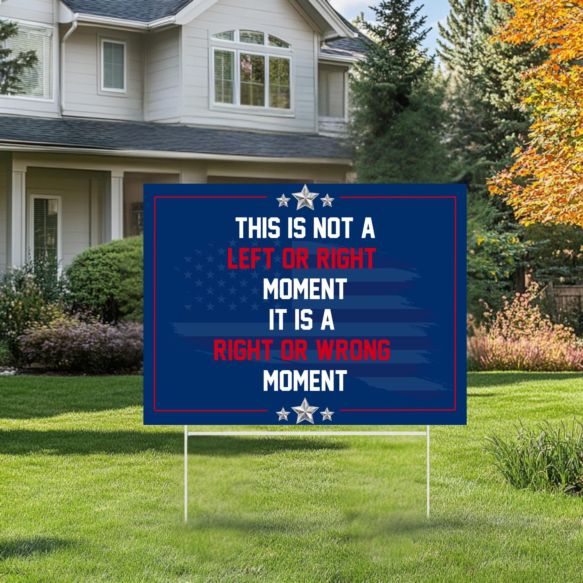 Political Protest Yard Sign: Social Justice, Human Rights Weatherproof ...