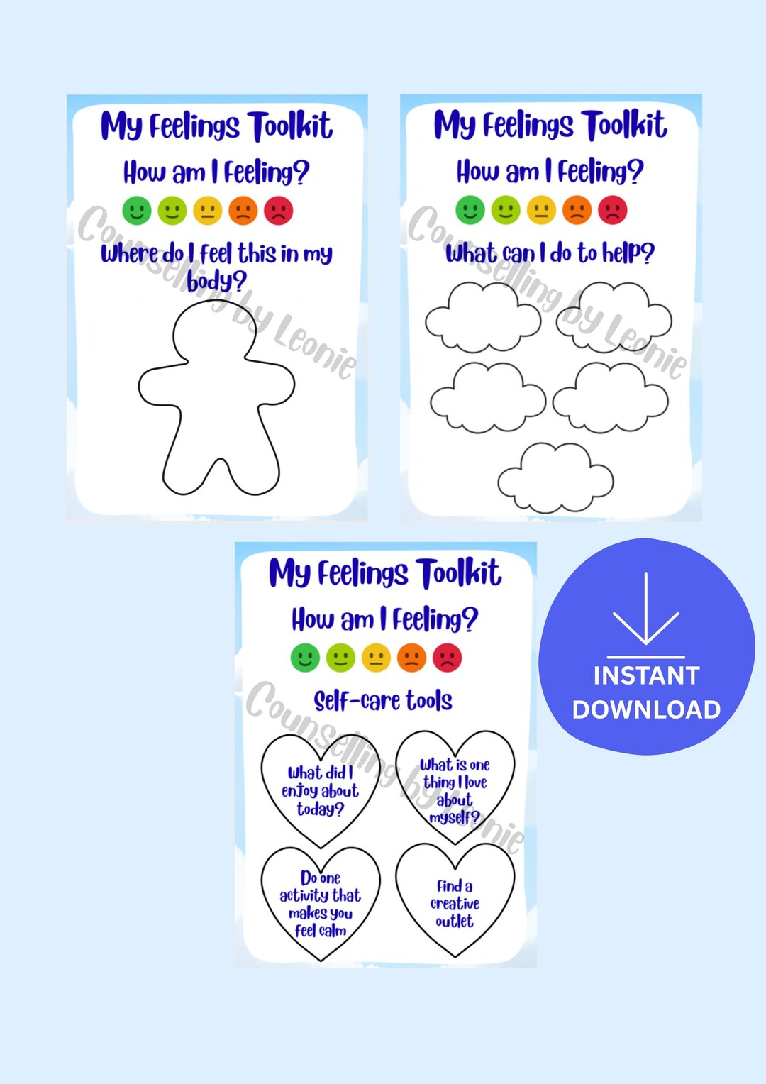My Feelings Toolkit Printable | Children’s Emotional Wellbeing ...